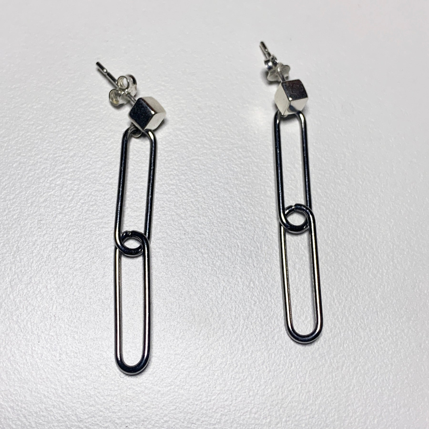 Double drop paperclip earrings by Factory Floor Jewels – The Hepworth ...