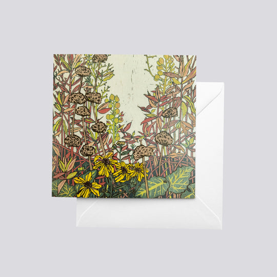 Rachel Knowles 'Autumn in the Hepworth Wakefield Garden' Greetings Car ...