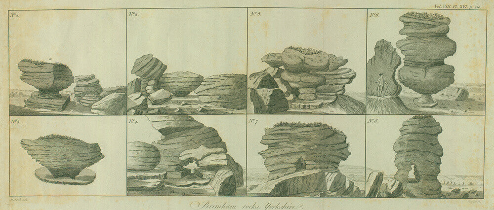 H. Rook and James Basire (engraver), Brimham Rocks, Yorkshire, 1748- 1 ...